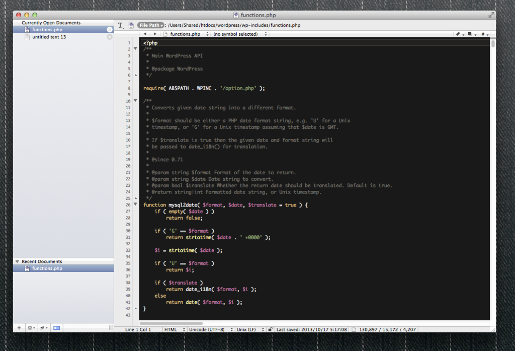 テキストエディタ アーカイブ | PHP Archive